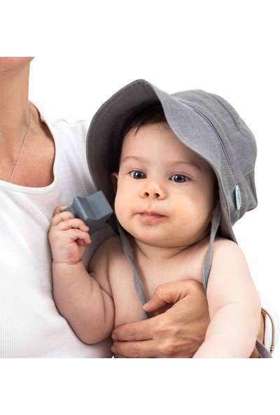 Zuppers Müslin Bebek Şapkası - 1-3 Yaş - Duman