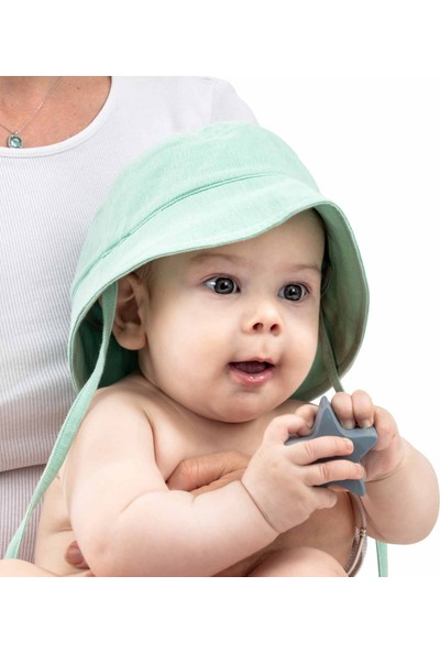 Zuppers Müslin Bebek Şapkası - 1-3 Yaş - Mint Zuppers Müslin Bebek Şapkası - 1-3 Yaş - Mint