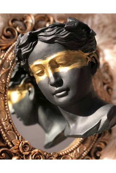 Leyna Home Design Heykel Büst Saksı Büyük