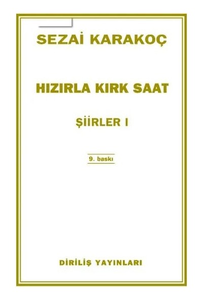 Şiirler 3 - Hızırla Kırk Saat Şiirler 3 - Hızırla Kırk Saat