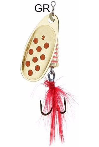 Lucky John Spin x Round Döner Model Olta Kaşık 3.5 gr No:1 Lucky John Spin x Round Döner Model Olta Kaşık 3.5 gr No:1