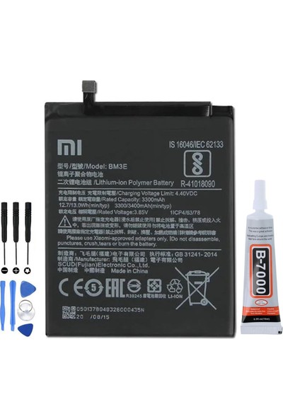 Xiaomi Mi 8 Pil Batarya BM3E 3300 Mah Yeni Tarihli Garantili Ürün Xiaomi Mi 8 Pil Batarya BM3E 3300 Mah Yeni Tarihli Garantili Ürün