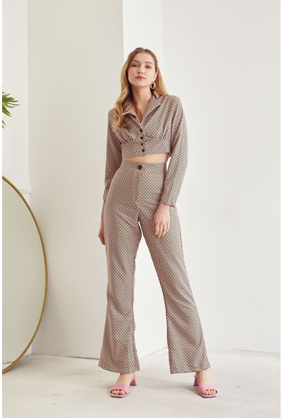 BY H Ikili Pantolon Takım-Hardal