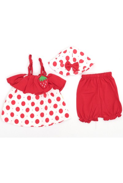 EKSPRES16 Lüks Hediyelik Bebek Meyve Puantiyeli 3'lü Takım 6-16 Ay