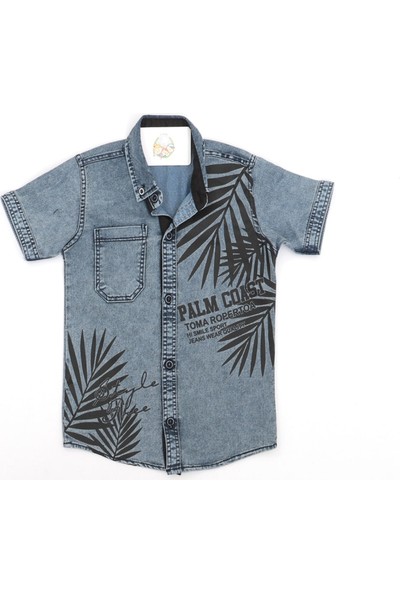 EKSPRES16 Erkek Çocuk Keten Gömlekli Ikili Lüks Takım