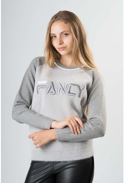 Sogo Fancy Yazı Islemelı Bluz Sogo Fancy Yazı Islemelı Bluz