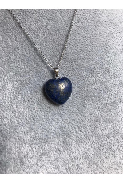 İdilden Takı Aksesuar Hakiki Doğaltaş Lapis Lazuli Kalp Kesim Kolye(Kararmaz Zincir Dahil) İdilden Takı Aksesuar Hakiki Doğaltaş Lapis Lazuli Kalp Kesim Kolye(Kararmaz Zincir Dahil)
