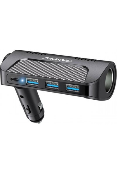 Powertiger 120W 3 USB Portlu Dönebilen Araç Çakmak Soket Adaptörü Powertiger 120W 3 USB Portlu Dönebilen Araç Çakmak Soket Adaptörü