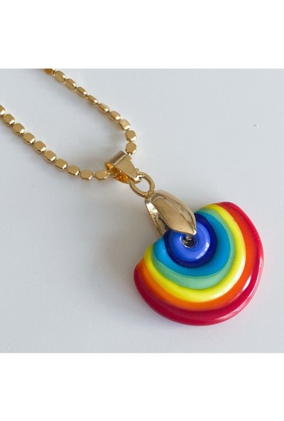 Murano Gökkuşağı Kolye Murano Gökkuşağı Kolye