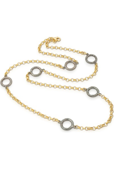 Capra Gold Dövme Halkalı Zincir