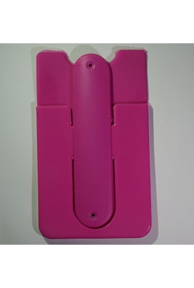 Kartlıklı Silikon Telefon Tutucu