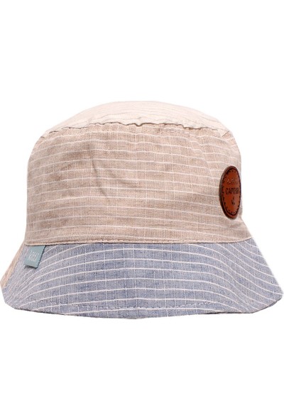 Cantoy Erkek Bebek Çizgili Fötr Şapka 0-18 Ay Cantoy Erkek Bebek Çizgili Fötr Şapka 0-18 Ay