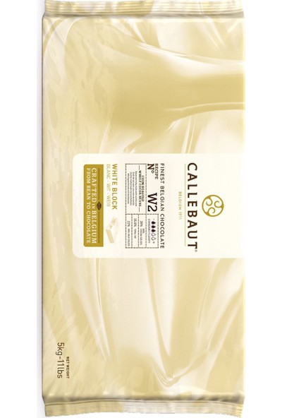 Callebaut Callebaut Beyaz Kuvertur Blok 5 kg Callebaut Callebaut Beyaz Kuvertur Blok 5 kg