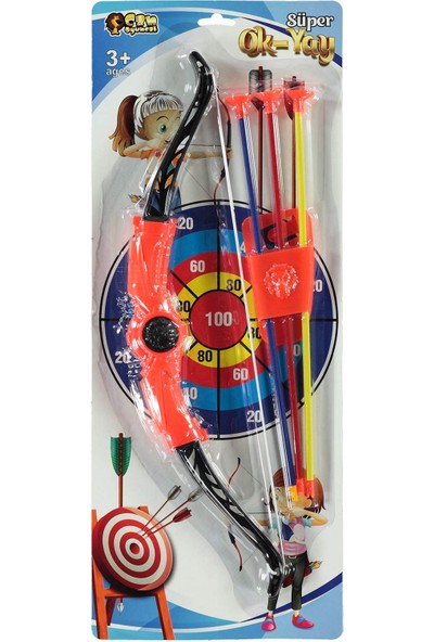 Can Oyuncak Kartelada Süper Ok Yay Seti Turuncu