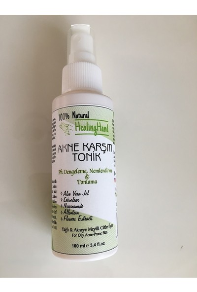 100% Natural HealingHand Akne Karşıtı Tonik (100 Ml) 100% Natural HealingHand Akne Karşıtı Tonik (100 Ml)