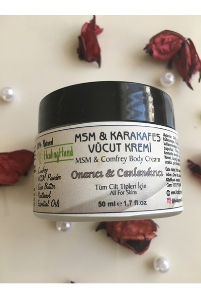 100% Natural HealingHand Msm & Karakafes Vücut Kremi ( 50 Ml) 100% Natural HealingHand Msm & Karakafes Vücut Kremi ( 50 Ml)