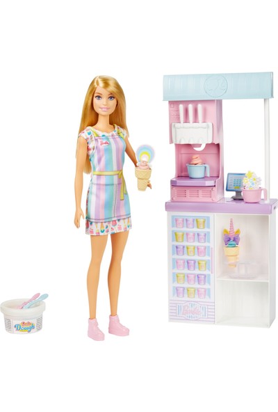 Barbie Dondurma Dükkanı Oyun Seti Barbie Dondurma Dükkanı Oyun Seti