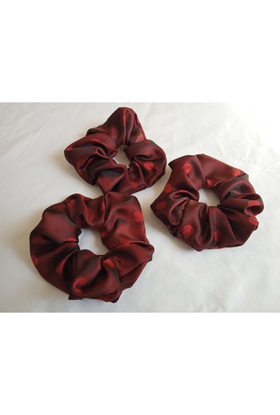 Thulia Kırmızı Puantiyenli Toka 3lü