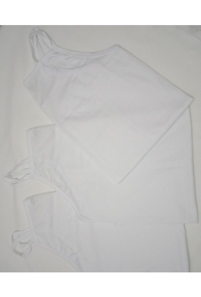 Thulia Bayan Beyaz Atlet 3 Adet