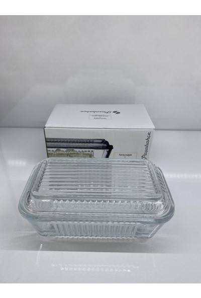 Paşabahçe Kapaklı Cam Tereyağlık Paşabahçe Kapaklı Cam Tereyağlık
