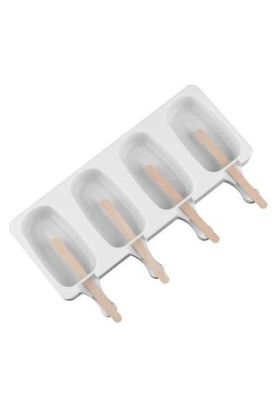 Kitchen Beauty Magnum 4'lü Silikon Dondurma Kalıbı Mini Boy - 50 Adet Dondurma Çubuğu Hediyemizdir Kitchen Beauty Magnum 4'lü Silikon Dondurma Kalıbı Mini Boy - 50 Adet Dondurma Çubuğu Hediyemizdir