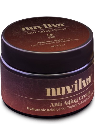Nuvilva Anti Aging Nemlendirici Krem – Hyaluronic Acid Içerikli Yaşlanma Karşıtı Cilt Bakım Kremi Nuvilva Anti Aging Nemlendirici Krem – Hyaluronic Acid Içerikli Yaşlanma Karşıtı Cilt Bakım Kremi