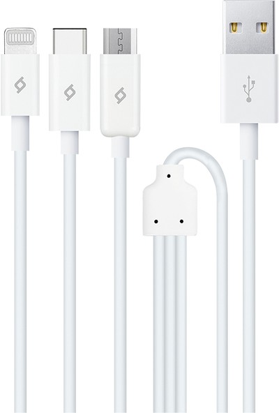 Ttec 120 cm Trio Şarj Kablosu Type-C,lightning,micro USB Ttec 120 cm Trio Şarj Kablosu Type-C,lightning,micro USB