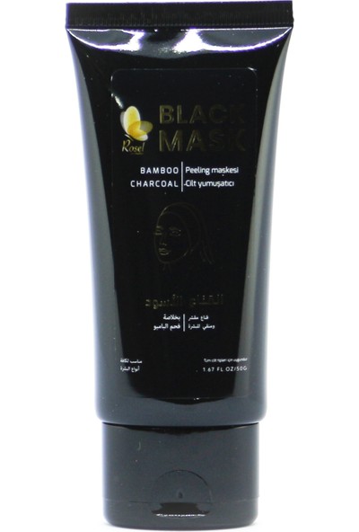 Rosel Soyulabilir Siyah Maske