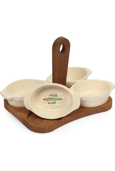 Kıvanç Shop Ahşap Stand Oval Kahvaltılık Kıvanç Shop Ahşap Stand Oval Kahvaltılık