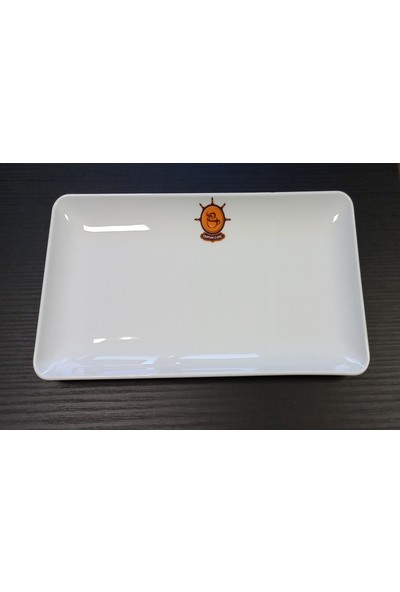 Ecafemarket Porselen Sidney 31X14,5 cm Kayık Tabak 2'li