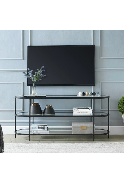 Doffo Koza Tv Ünitesi Metal Cam Yüzey Doffo Koza Tv Ünitesi Metal Cam Yüzey