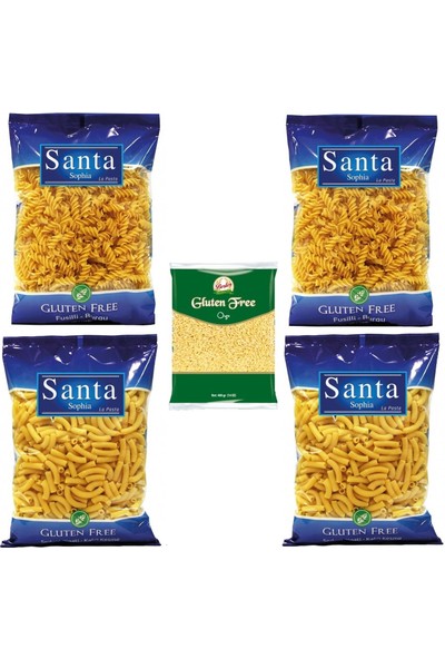 Dola Santa Sophia Glutensiz Makarna Paketi 400 gr 5 Adet