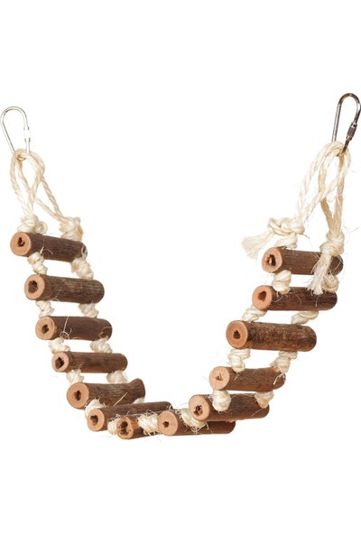 Alyones Doğal Ip Merdivenli Kuş Oyuncağı Alyones Doğal Ip Merdivenli Kuş Oyuncağı