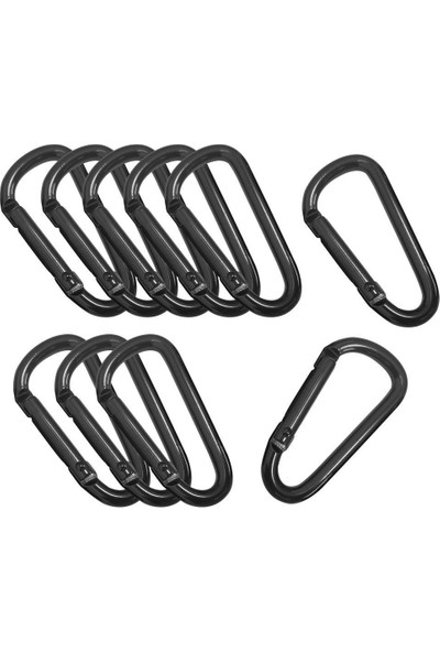 Aututer 10 Parça Karabina Küçük Bahar Klipsi Yapış Toka Kanca Anahtarlık Karabiner D Yüzükler (Yurt Dışından) Aututer 10 Parça Karabina Küçük Bahar Klipsi Yapış Toka Kanca Anahtarlık Karabiner D Yüzükler (Yurt Dışından)