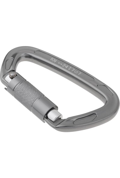 Aututer 24KN Otomatik Kilitleme Kaya Tırmanma Karabiner Klipi D Şekilli Kilit Kilitli Kanca Gri (Yurt Dışından) Aututer 24KN Otomatik Kilitleme Kaya Tırmanma Karabiner Klipi D Şekilli Kilit Kilitli Kanca Gri (Yurt Dışından)