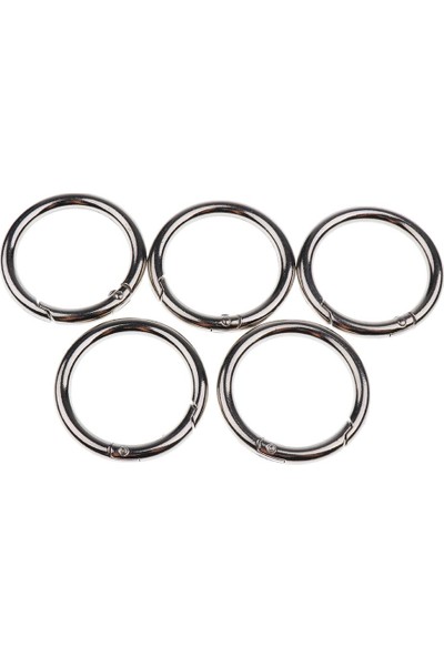 Aututer 5x Dairesel O Yüzük Yuvarlak Karabiner Snap Clip Yay Knahi Keying Kanca Tokası 40MM (Yurt Dışından) Aututer 5x Dairesel O Yüzük Yuvarlak Karabiner Snap Clip Yay Knahi Keying Kanca Tokası 40MM (Yurt Dışından)