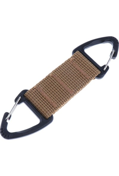 Aututer Açık Güçlü Dokunma Kemeri Çift Uçlu Üçgen Karabin Klibi Anahtarlık Khaki (Yurt Dışından) Aututer Açık Güçlü Dokunma Kemeri Çift Uçlu Üçgen Karabin Klibi Anahtarlık Khaki (Yurt Dışından)