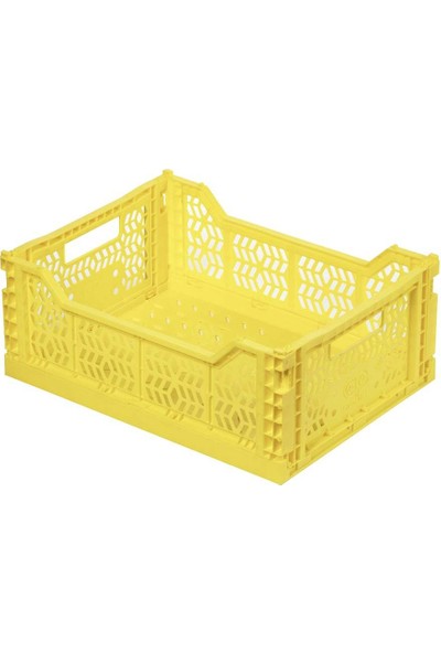 Alpinplast Large Box Katlanır Plastik Kasa Sarı (40X30X15 Cm) Alpinplast Large Box Katlanır Plastik Kasa Sarı (40X30X15 Cm)
