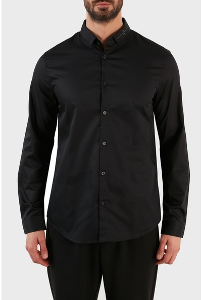 Armani Exchange Logolu Uzun Kollu Slim Fit Gömlek Erkek Gömlek 3LZC41 Znauz 1200 Armani Exchange Logolu Uzun Kollu Slim Fit Gömlek Erkek Gömlek 3LZC41 Znauz 1200