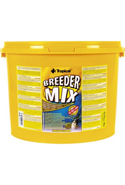 Tropical Breeder Mix 11 Lt / 2kg Kova Pul Yem Tropical Breeder Mix 11 Lt / 2kg Kova Pul Yem