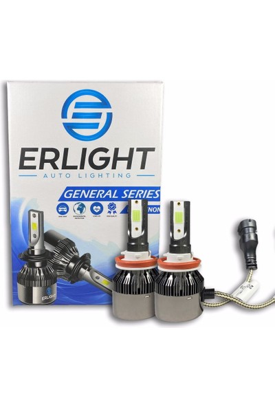 Erlight Fıat Egea Uyumlu LED Xenon Sis Farı Ampulü H11 Beyaz Erlight Fıat Egea Uyumlu LED Xenon Sis Farı Ampulü H11 Beyaz