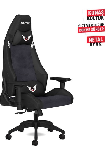 Calitte Profesyonel Kumaş Oyuncu Koltuğu | Titan TT Pro | Füme Calitte Profesyonel Kumaş Oyuncu Koltuğu | Titan TT Pro | Füme