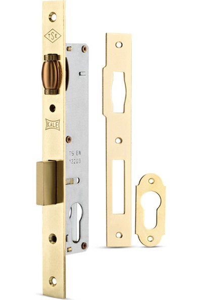 Kale Kilit Alm Silindirli Makaralı Daire Kilidi Nikel 20MM