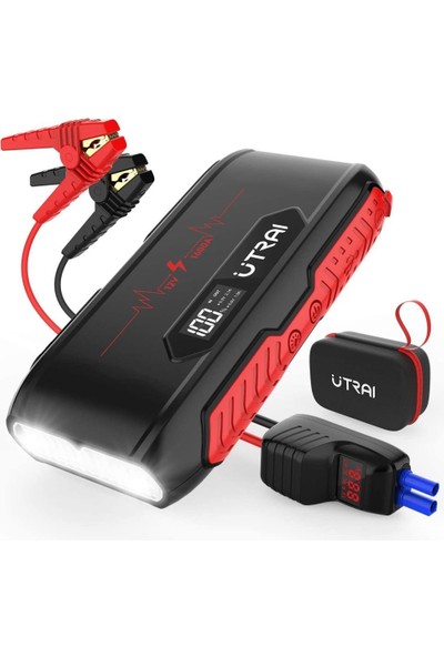 Ütraı Utraı Jstar 3 20000MAH 1600A Jump Starter LCD Ekranlı Taşınabilir Akü Takviye Cihazı ( Çanta + Powerbank + LED Lamba) Ütraı Utraı Jstar 3 20000MAH 1600A Jump Starter LCD Ekranlı Taşınabilir Akü Takviye Cihazı ( Çanta + Powerbank + LED Lamba)