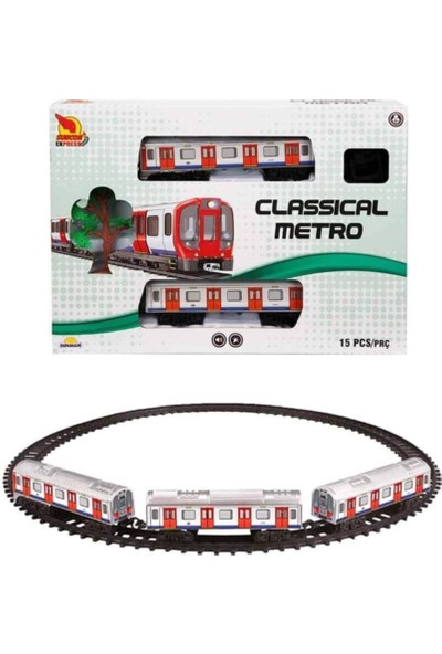 Prestij Sesli ve Işıklı Marmaray Metro Oyuncak Tren Seti Prestij Sesli ve Işıklı Marmaray Metro Oyuncak Tren Seti