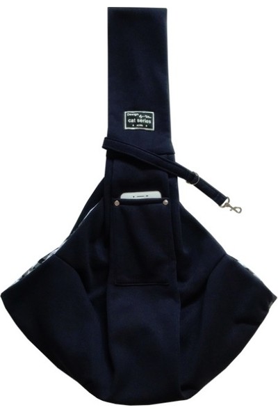 ZHKJ Shop Shop Pet Outing Taşıyıcı Çanta Pamuk Eşleme Omuz Çantası, Renk: Koyu Mavi (Yurt Dışından)