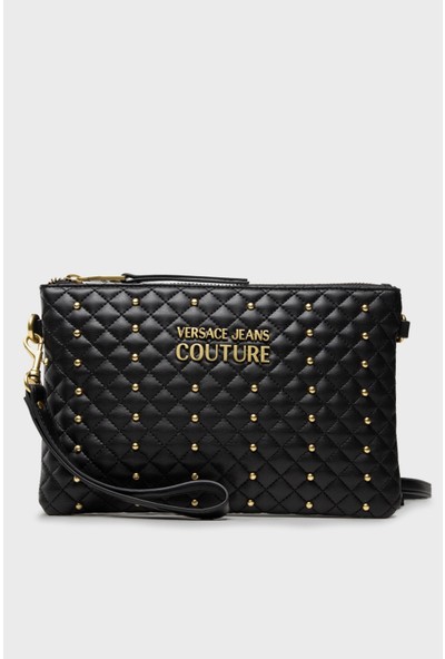 Versacejeans Couture Logolu Çıkarılabilir Uzatma Askılı Kapitone Çanta Bayan Çanta 71VA4BQX 71881 899