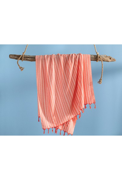 English Home Merlin Pamuklu Çizgili Peştamal 90 x 160 cm Turuncu - Sarı English Home Merlin Pamuklu Çizgili Peştamal 90 x 160 cm Turuncu - Sarı