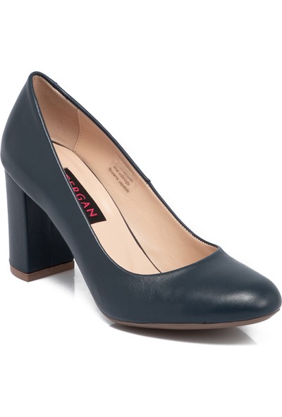 Tergan Lacivert Kadın Deri Ayakkabı 65552A31