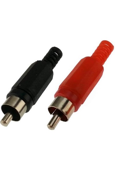 Teknogreen Rca Erkek Plastik Jack (10'lu Paket/5 Çift) Teknogreen Rca Erkek Plastik Jack (10'lu Paket/5 Çift)